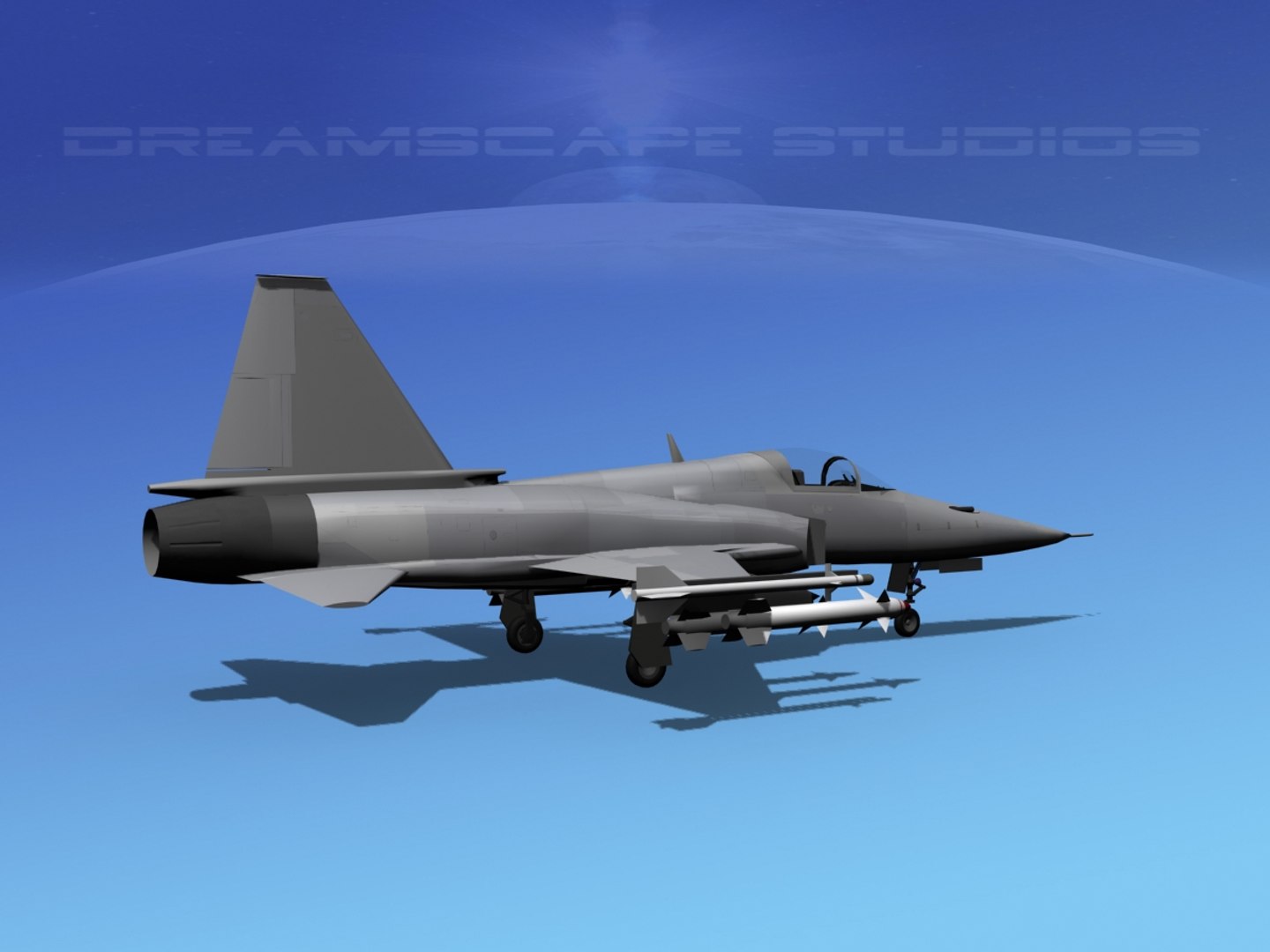 3d Model Northrop Tigershark F-20 Fighter