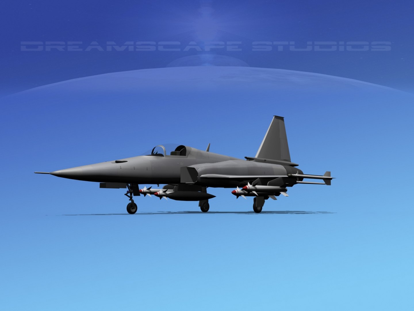 3d Model Northrop Tigershark F-20 Fighter