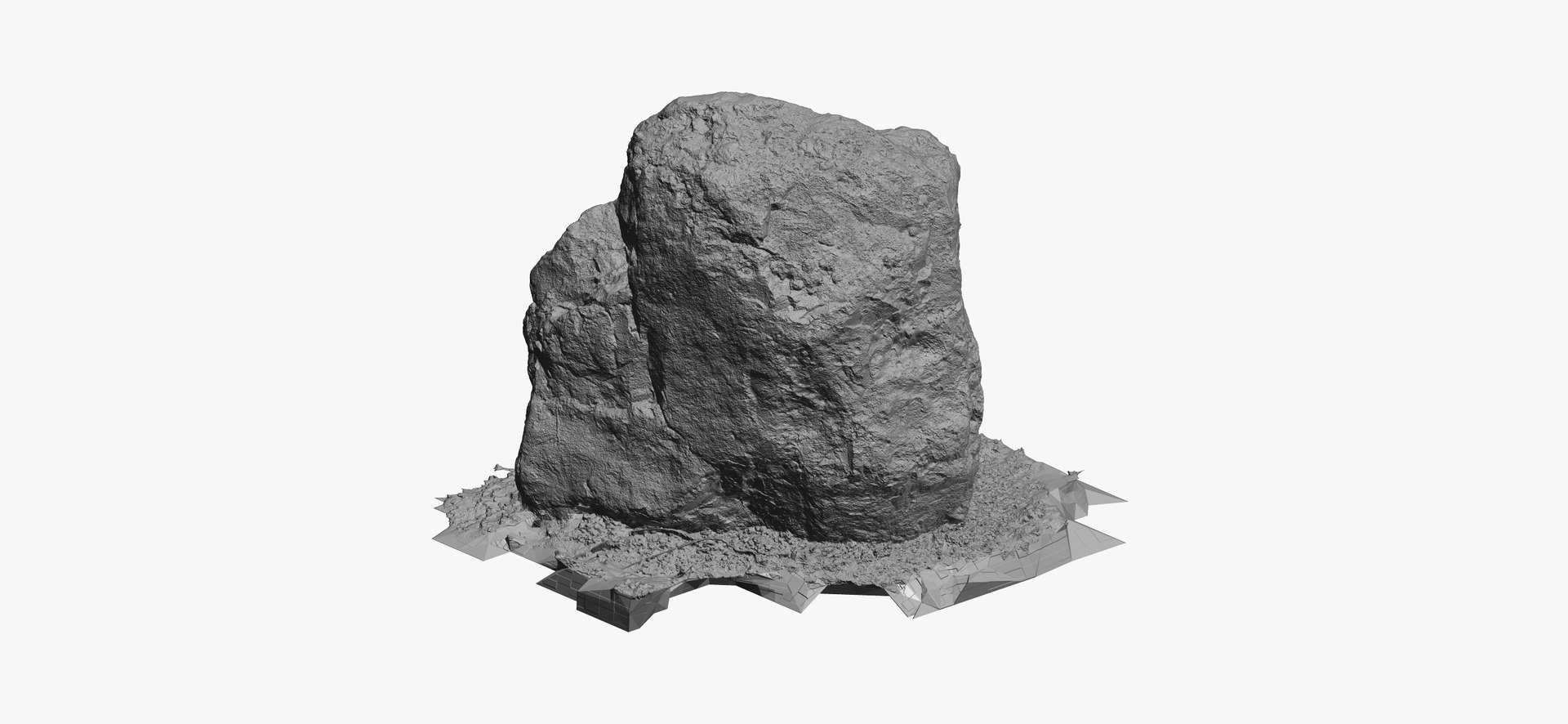 3D boulder 02 raw scan model - TurboSquid 1533464