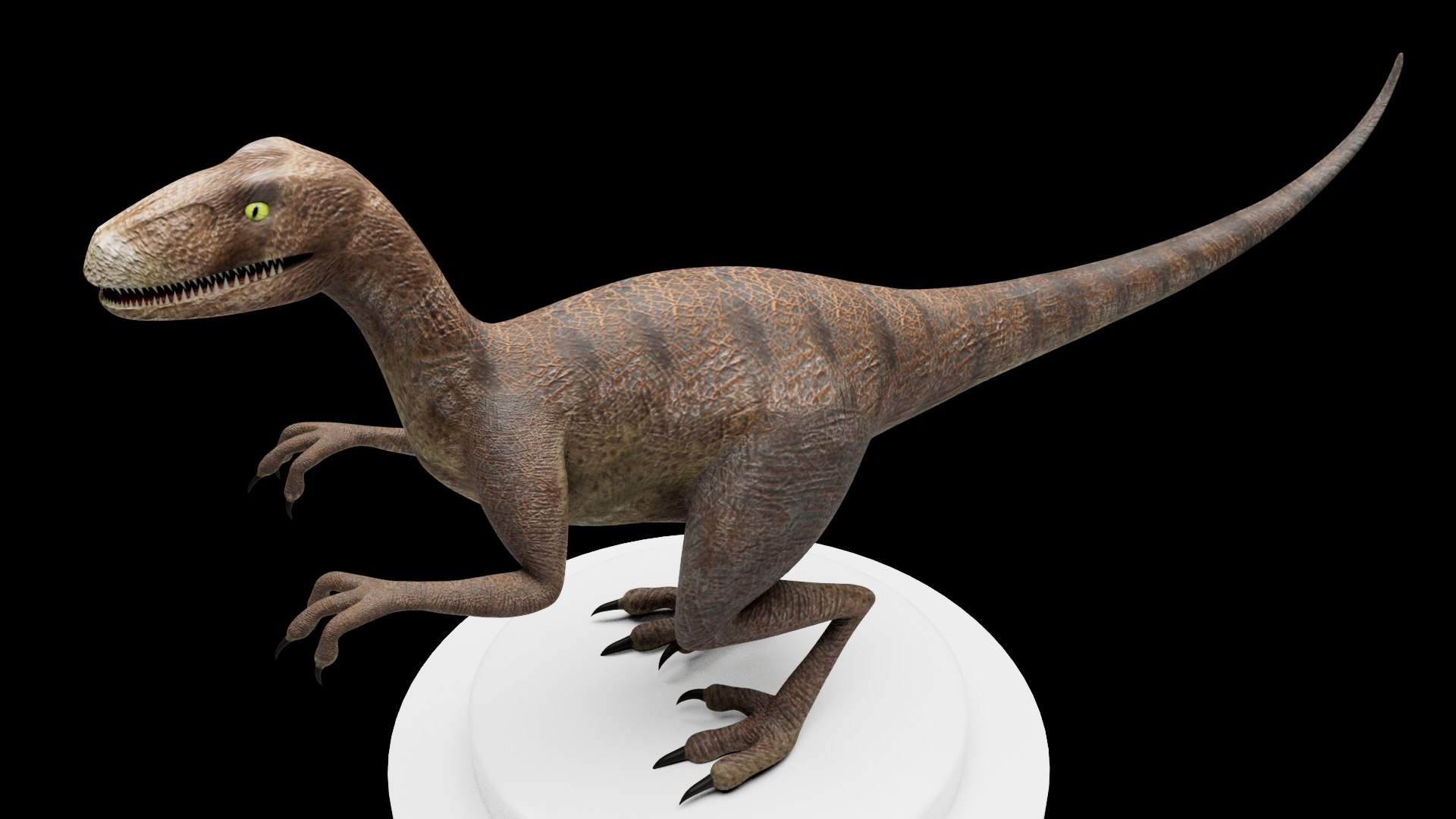 3D Velociraptor 3d Model With Texture - TurboSquid 2149631