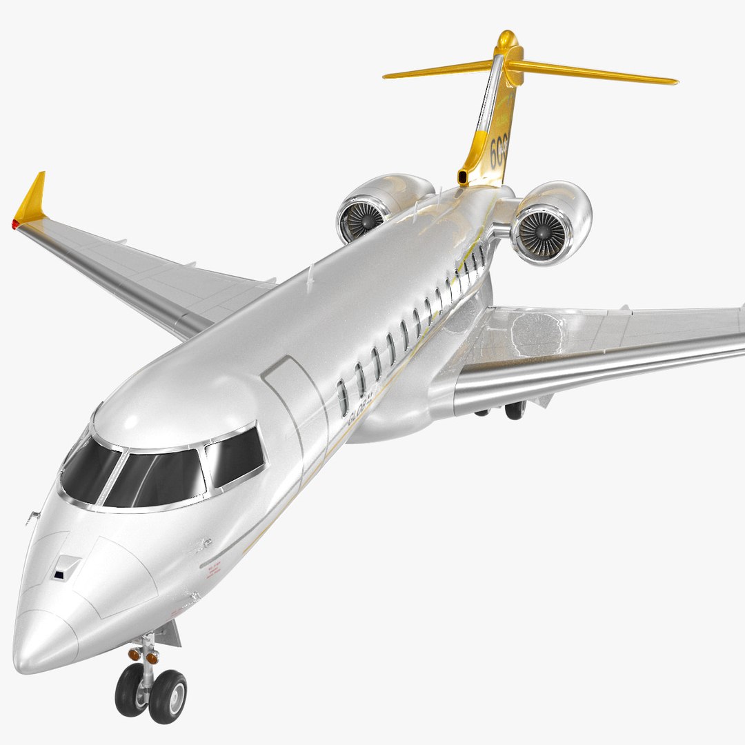 3d Private Jet Model