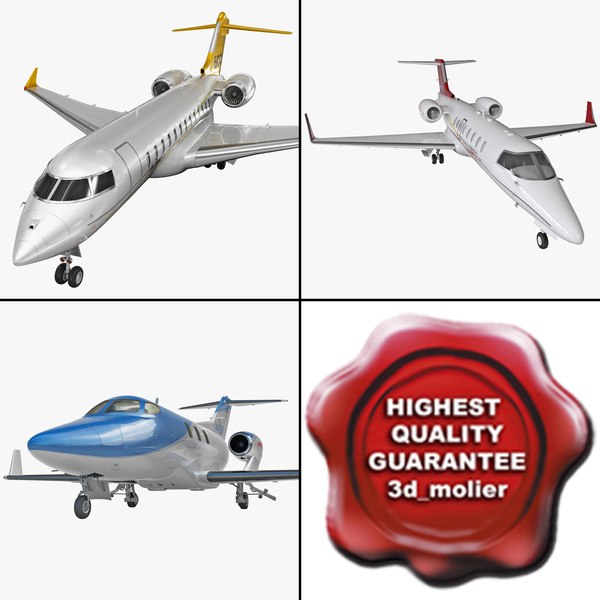 Collection Private Jet 3D Models for Download | TurboSquid
