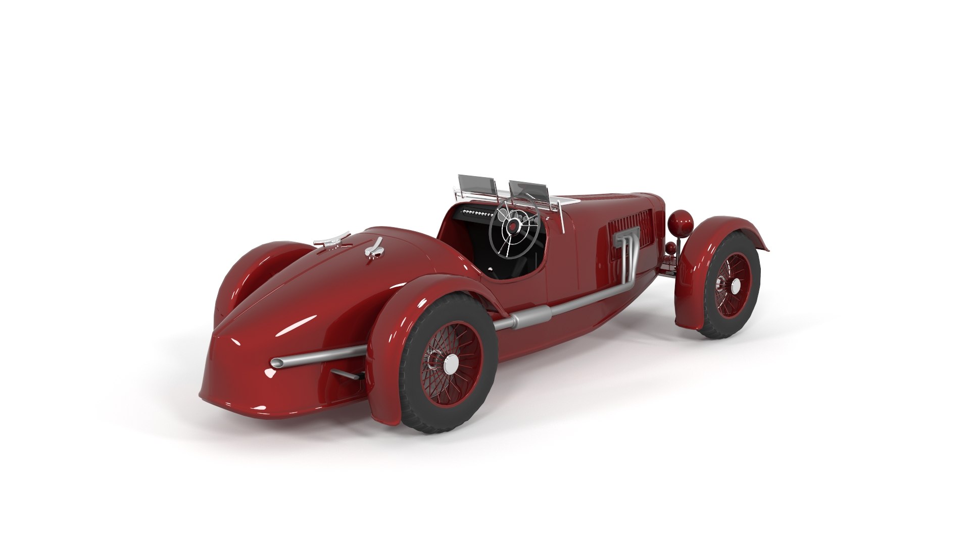 3D Model Retro Car - TurboSquid 1519200