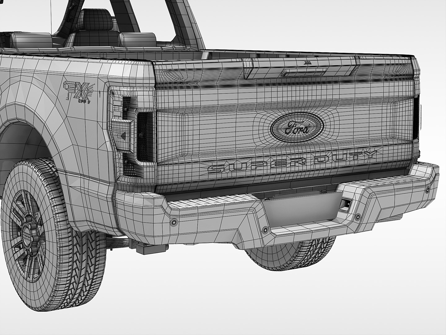 3D F250 Super Duty - TurboSquid 1310920