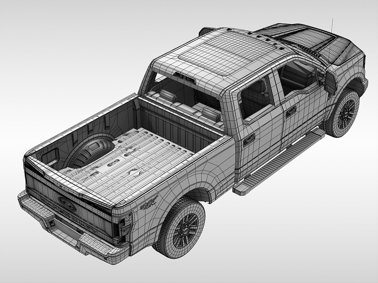 3D F250 Super Duty - TurboSquid 1310920