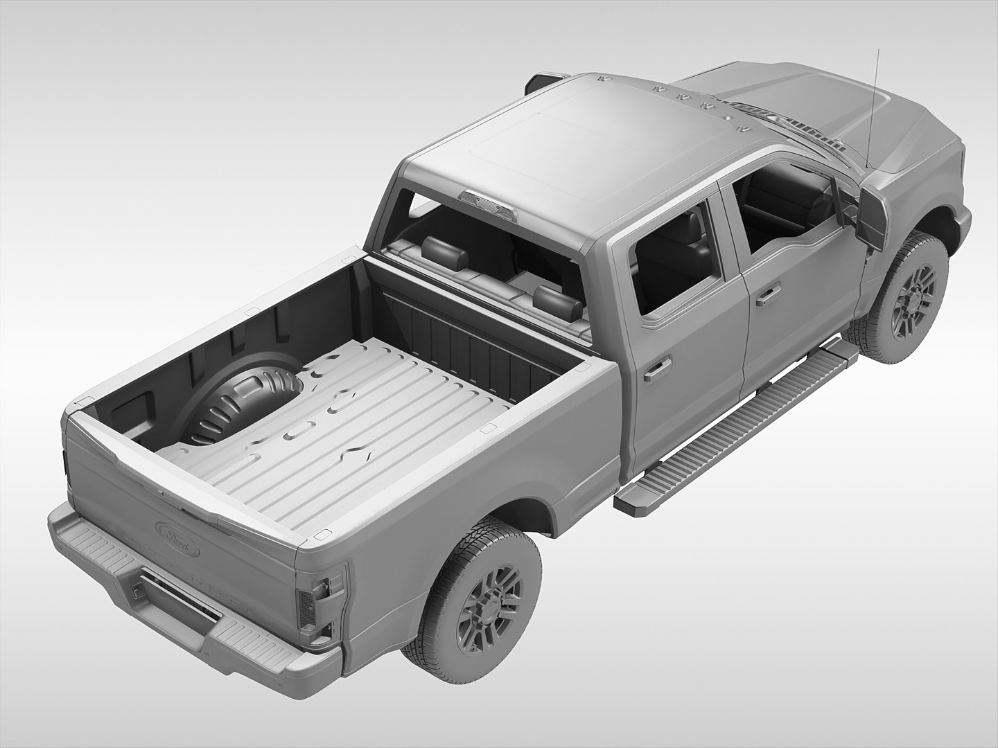 3D F250 Super Duty - TurboSquid 1310920
