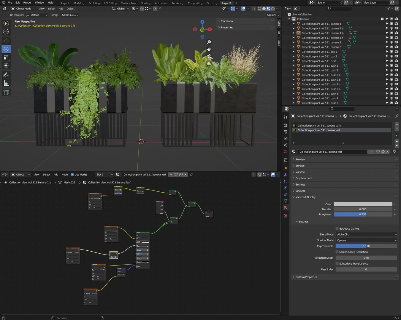 Collection Plant Vol 511 - Blender Model 3D - TurboSquid 2110472