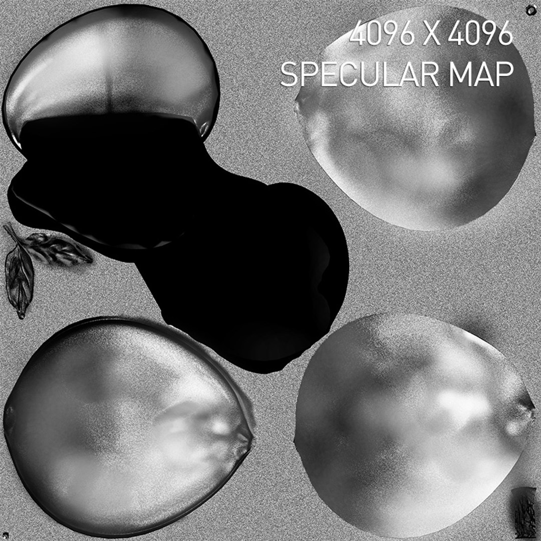 3d realistic pears model