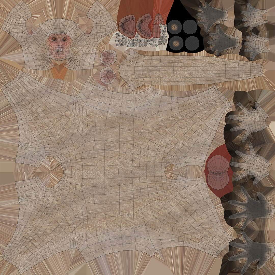 3D monkey animations - TurboSquid 1384680