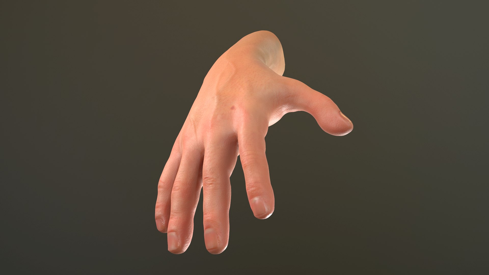 Free male hand rigged 3D model - TurboSquid 1178206