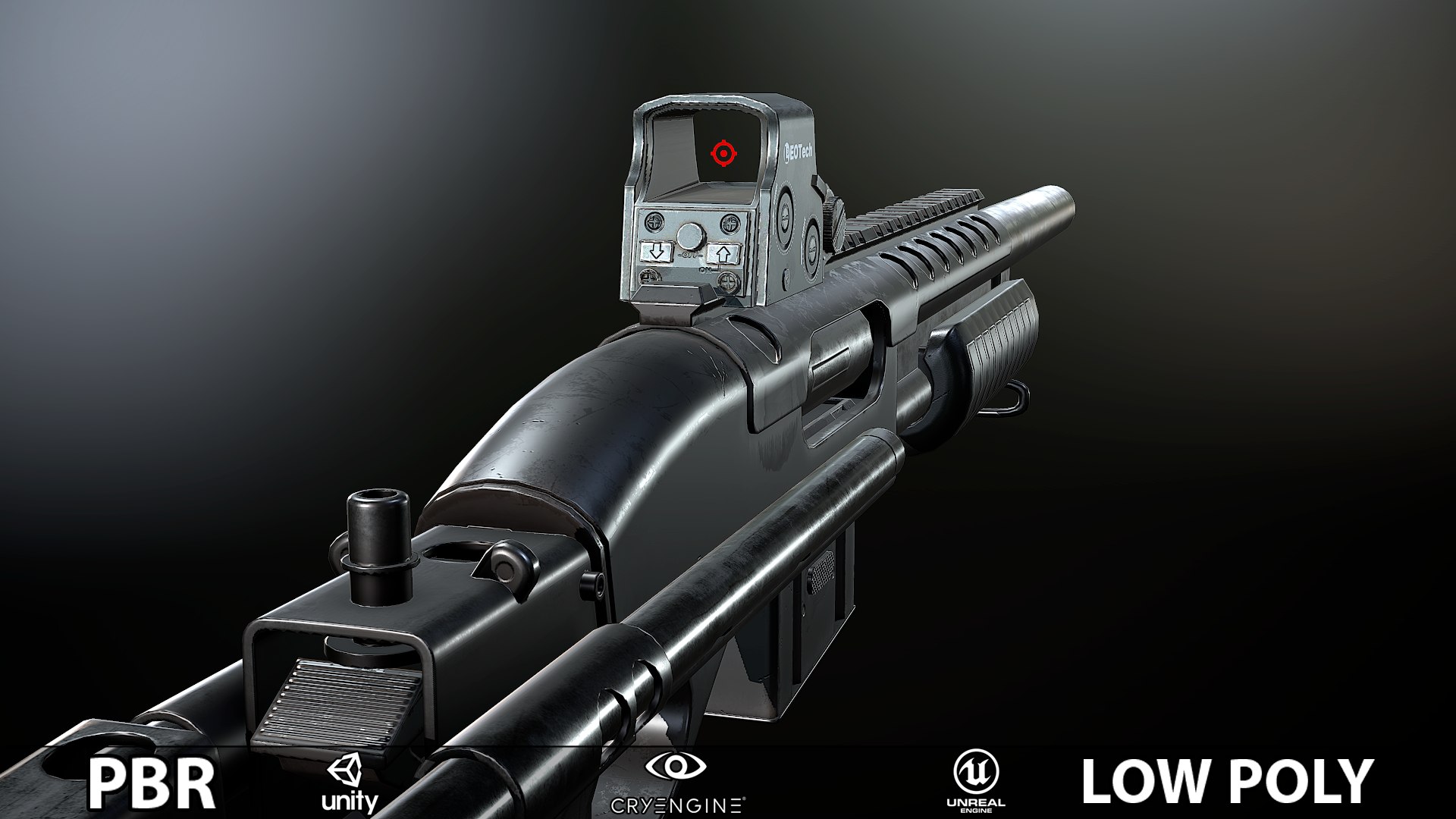 M870 Sight Model - TurboSquid 1248600