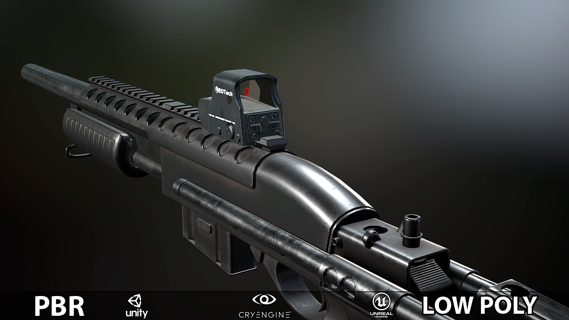 M870 Sight Model - TurboSquid 1248600