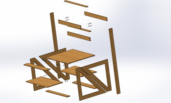 Smart Wooden Chair 3D - TurboSquid 1722241