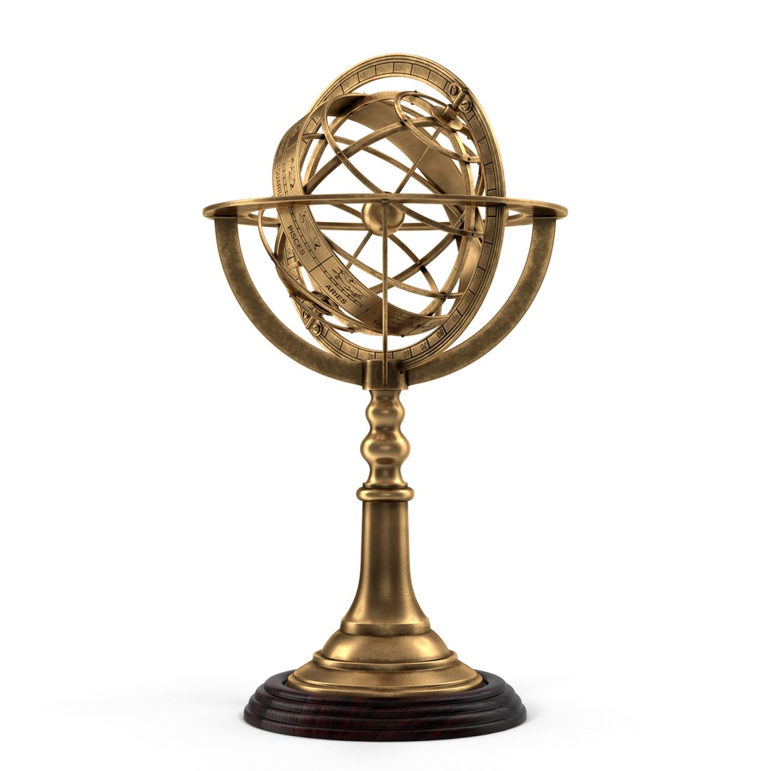 3d Armillary Sphere Model