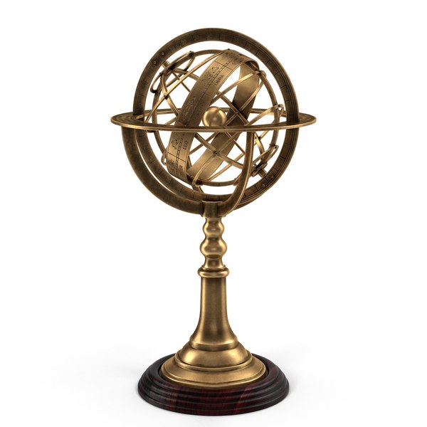 3d armillary sphere model