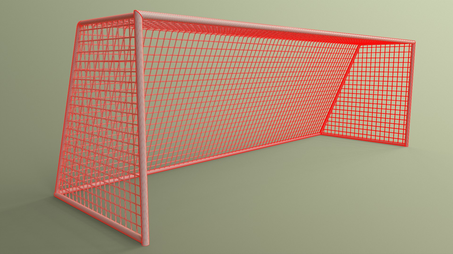 3D PBR Soccer Football Goal Post J - TurboSquid 1921341
