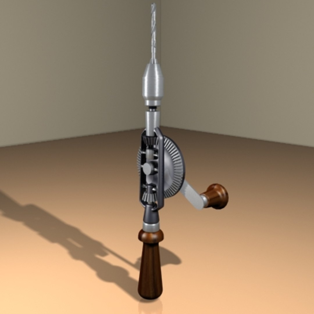 Hand Drill 3d Model