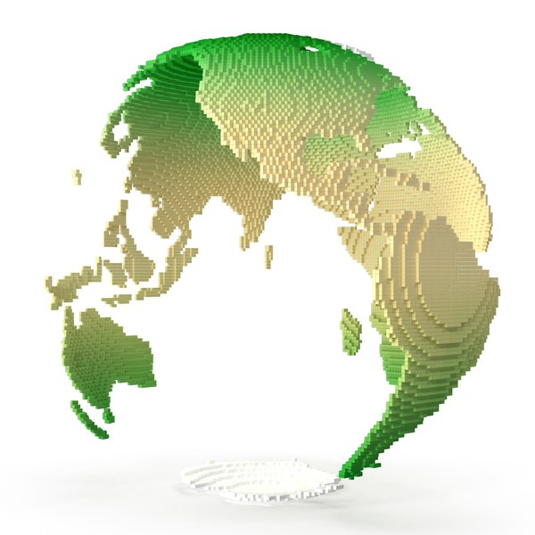 Isometric world cube 3D model - TurboSquid 1260041
