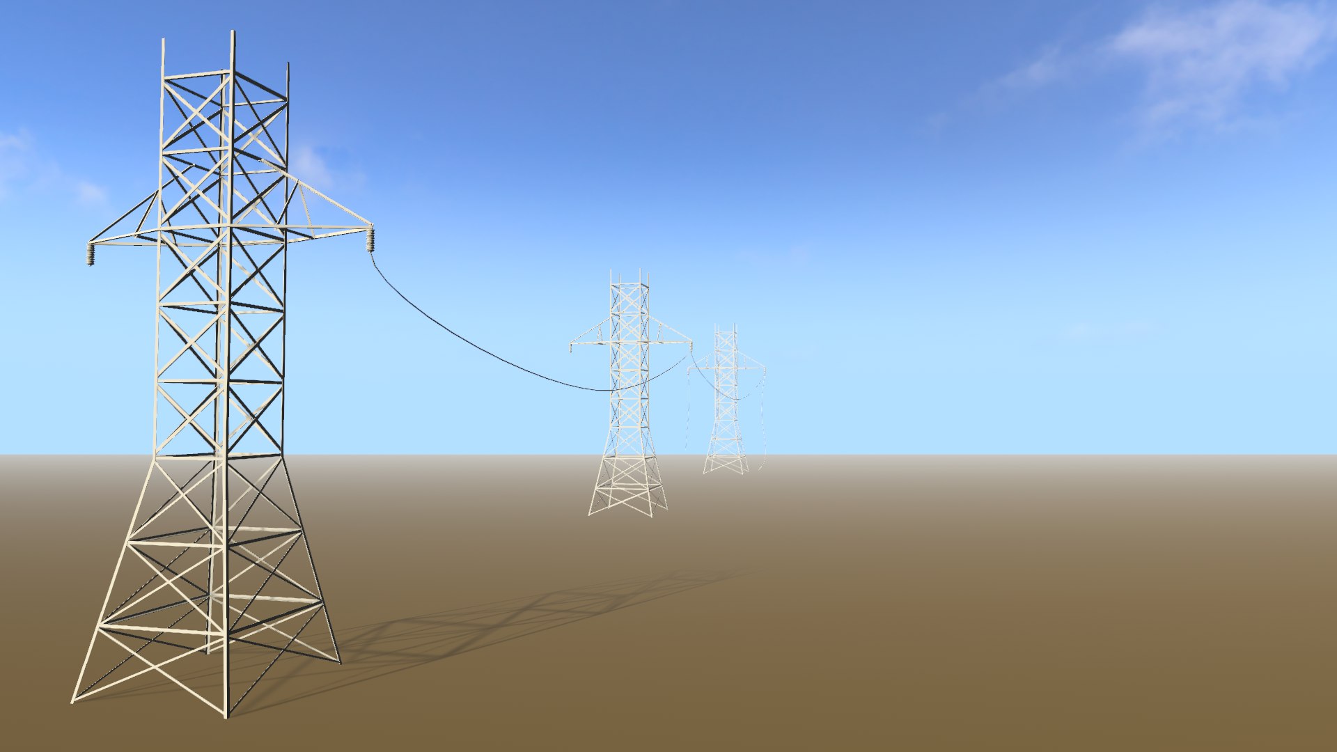 Hydro Towers 3D Model - TurboSquid 1671796