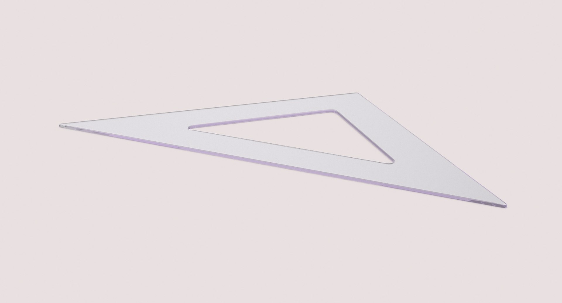 measuring-tool-set---triangle-01 3d model