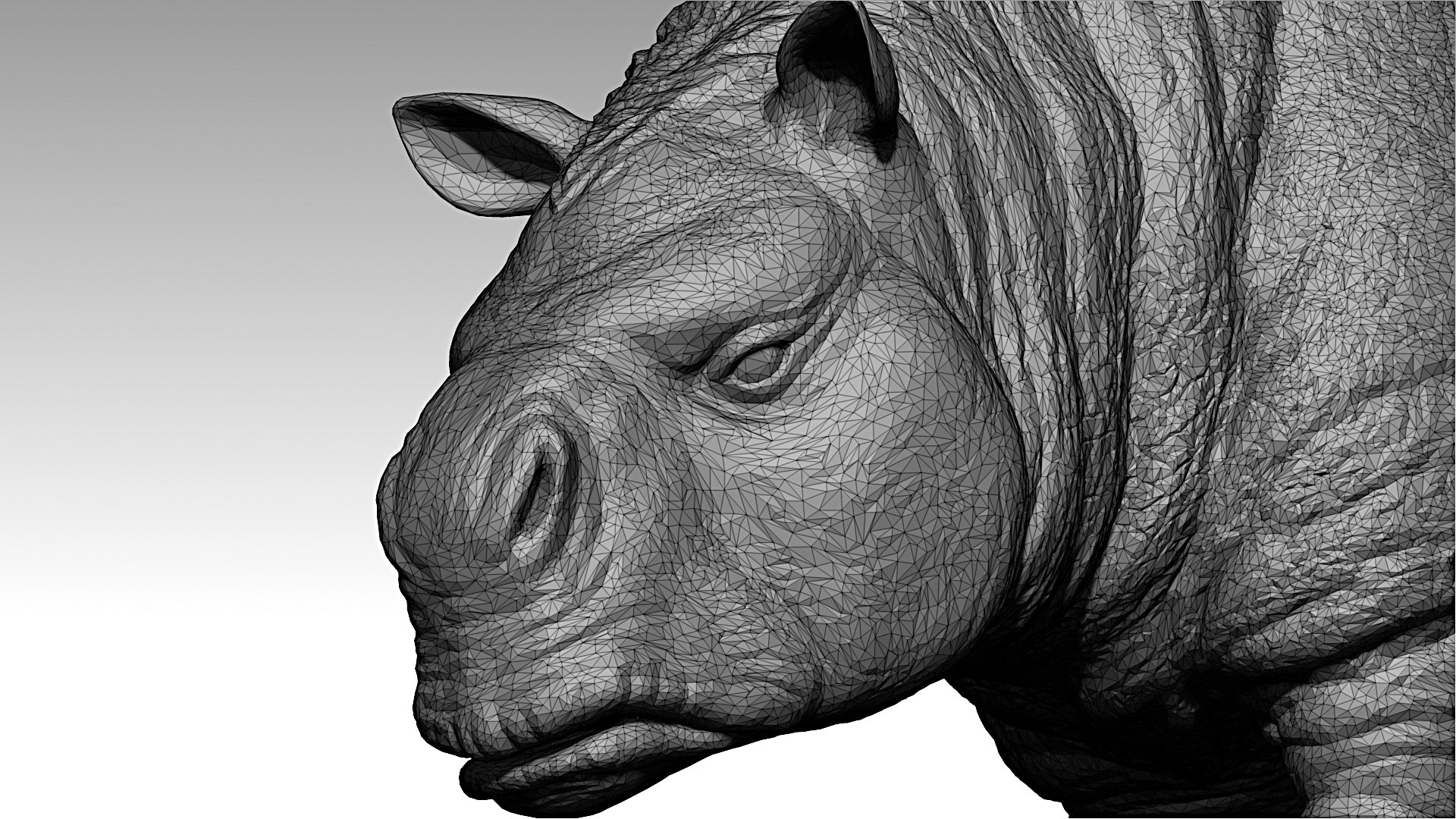 Toxodont Figure 3D - TurboSquid 1988044