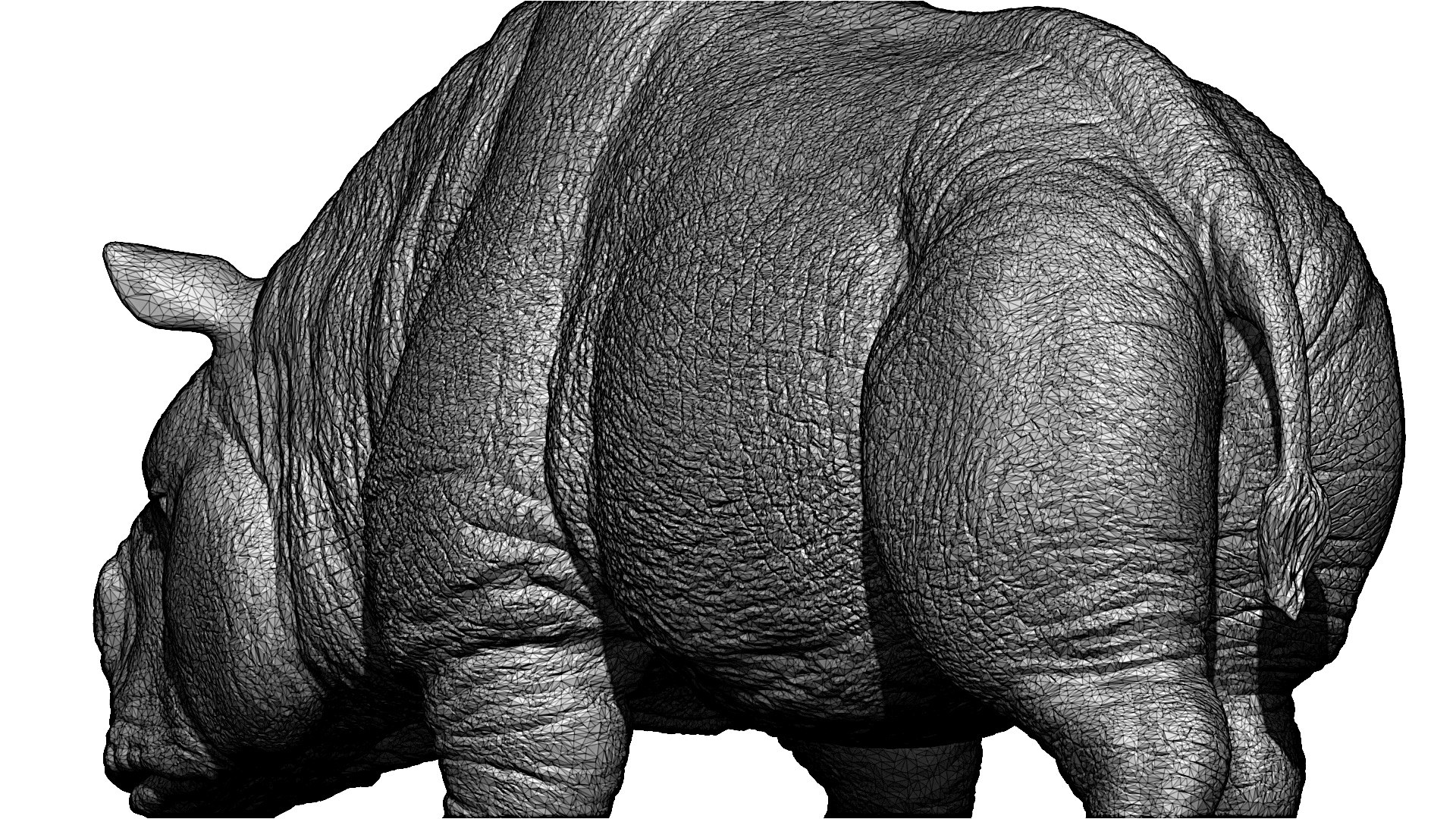 Toxodont Figure 3D - TurboSquid 1988044