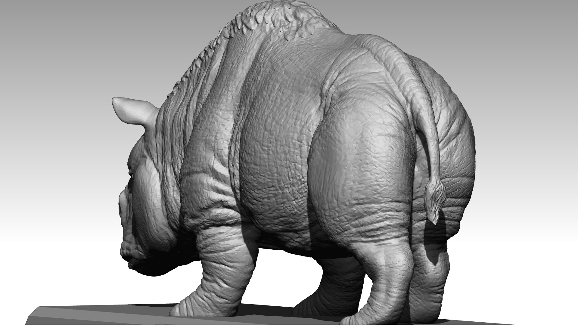 Toxodont Figure 3D - TurboSquid 1988044