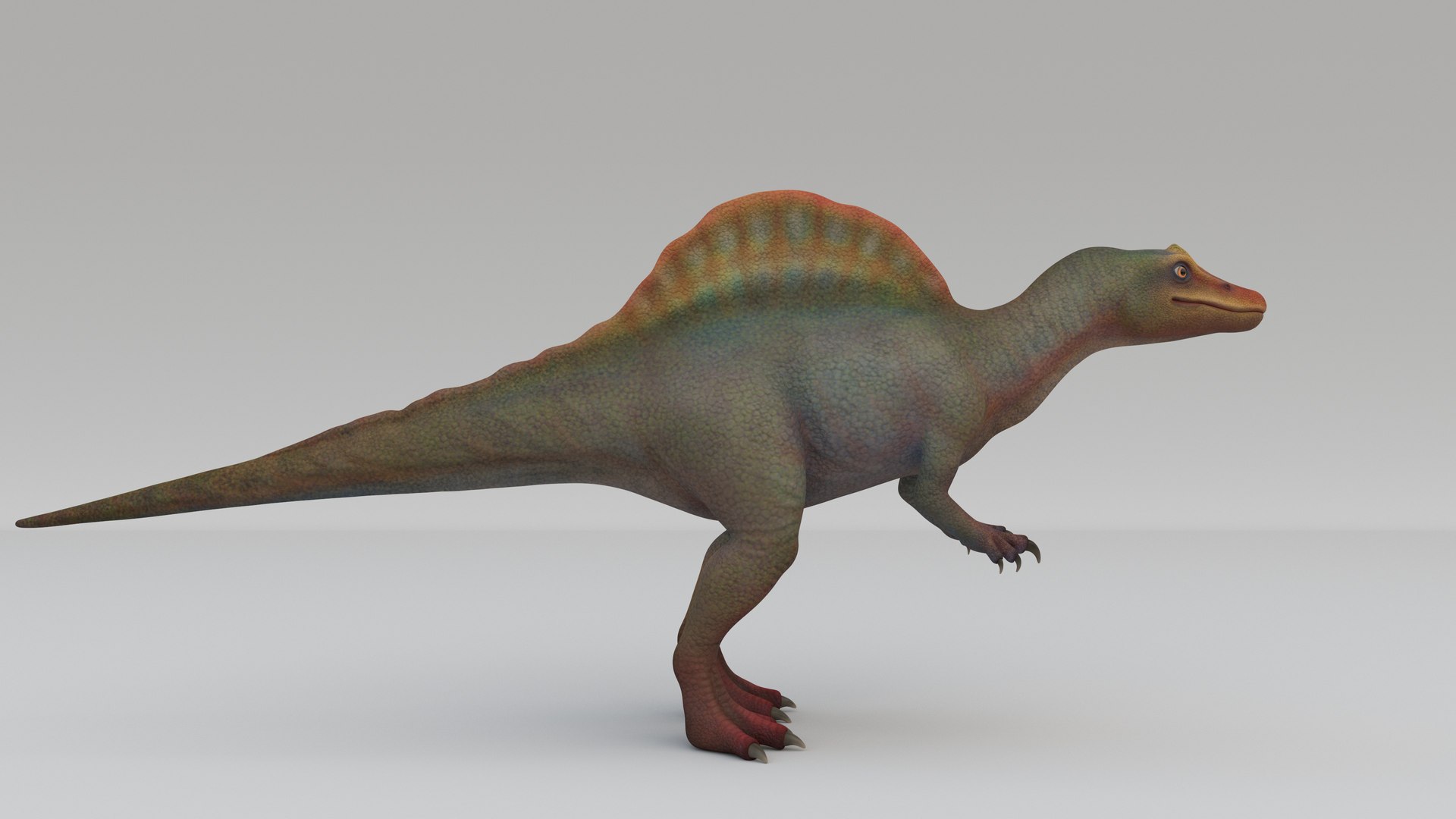 3D Spinosaurus ANIMATED Model - TurboSquid 1963456