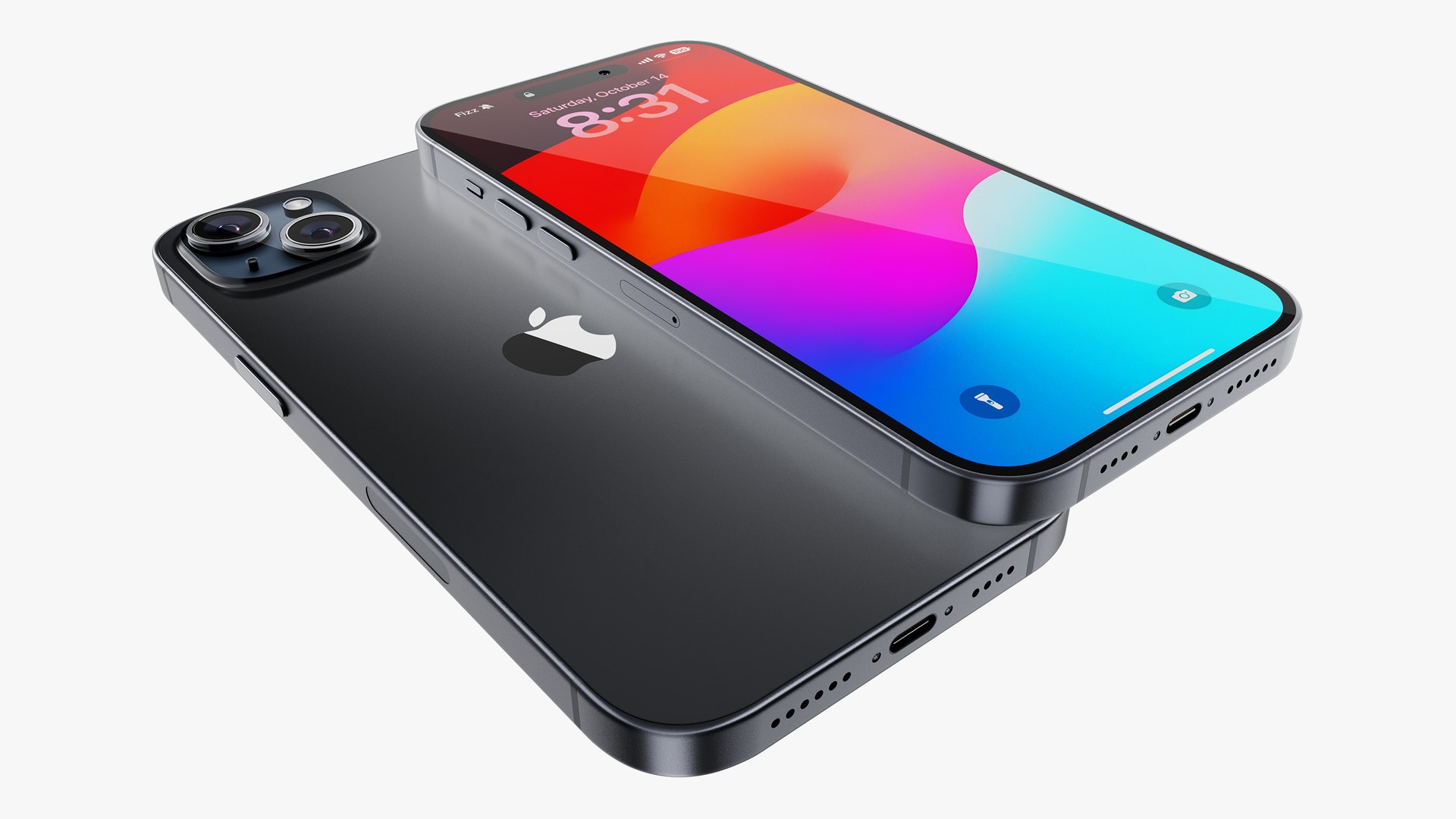 IPhone 15 Plus Black 3D Model - TurboSquid 2149202