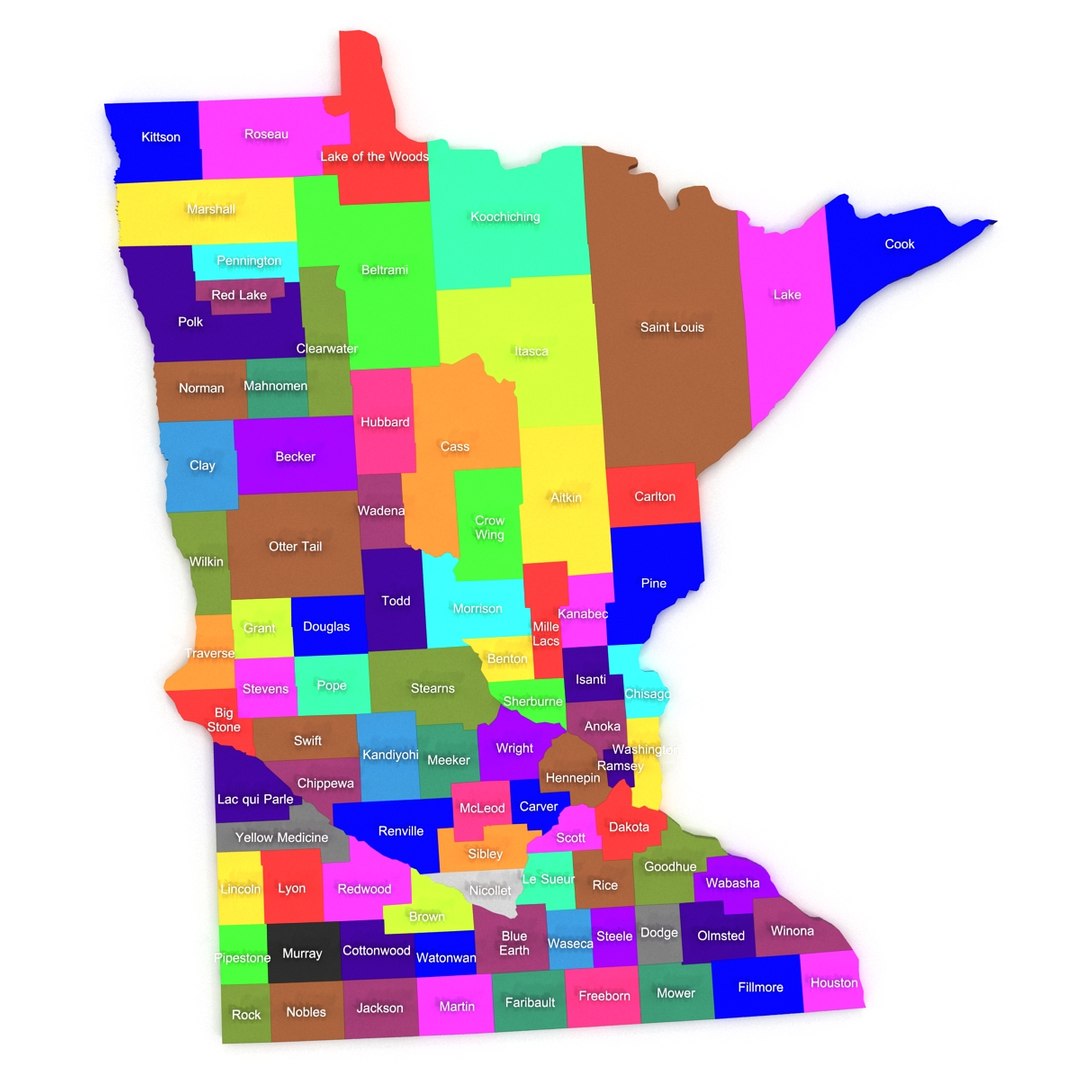 Max Minnesota Counties