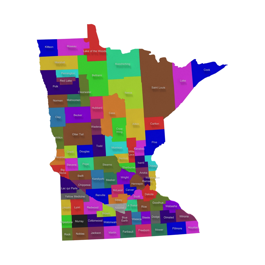 Max Minnesota Counties