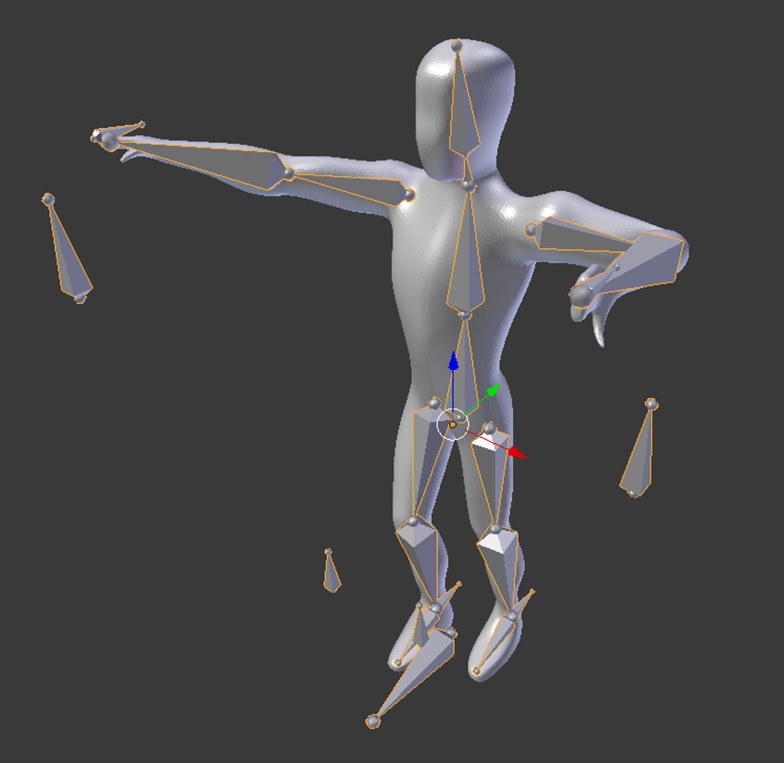 3ds Rigged Simple Man