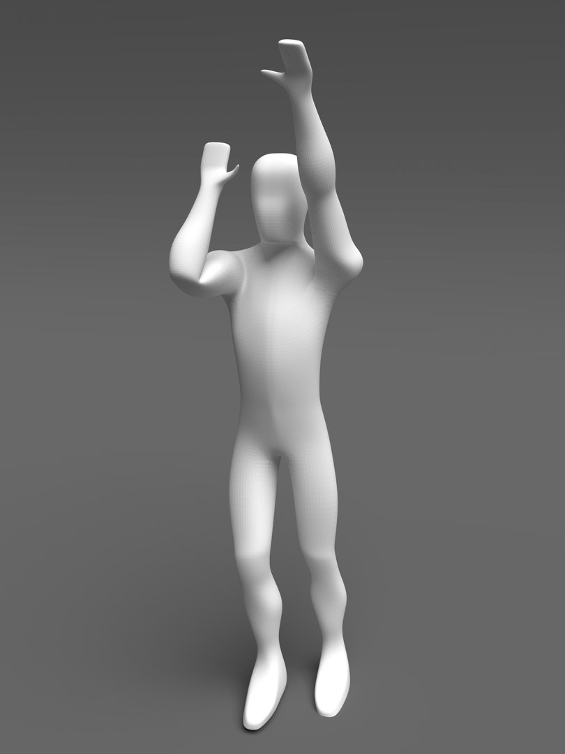3ds Rigged Simple Man