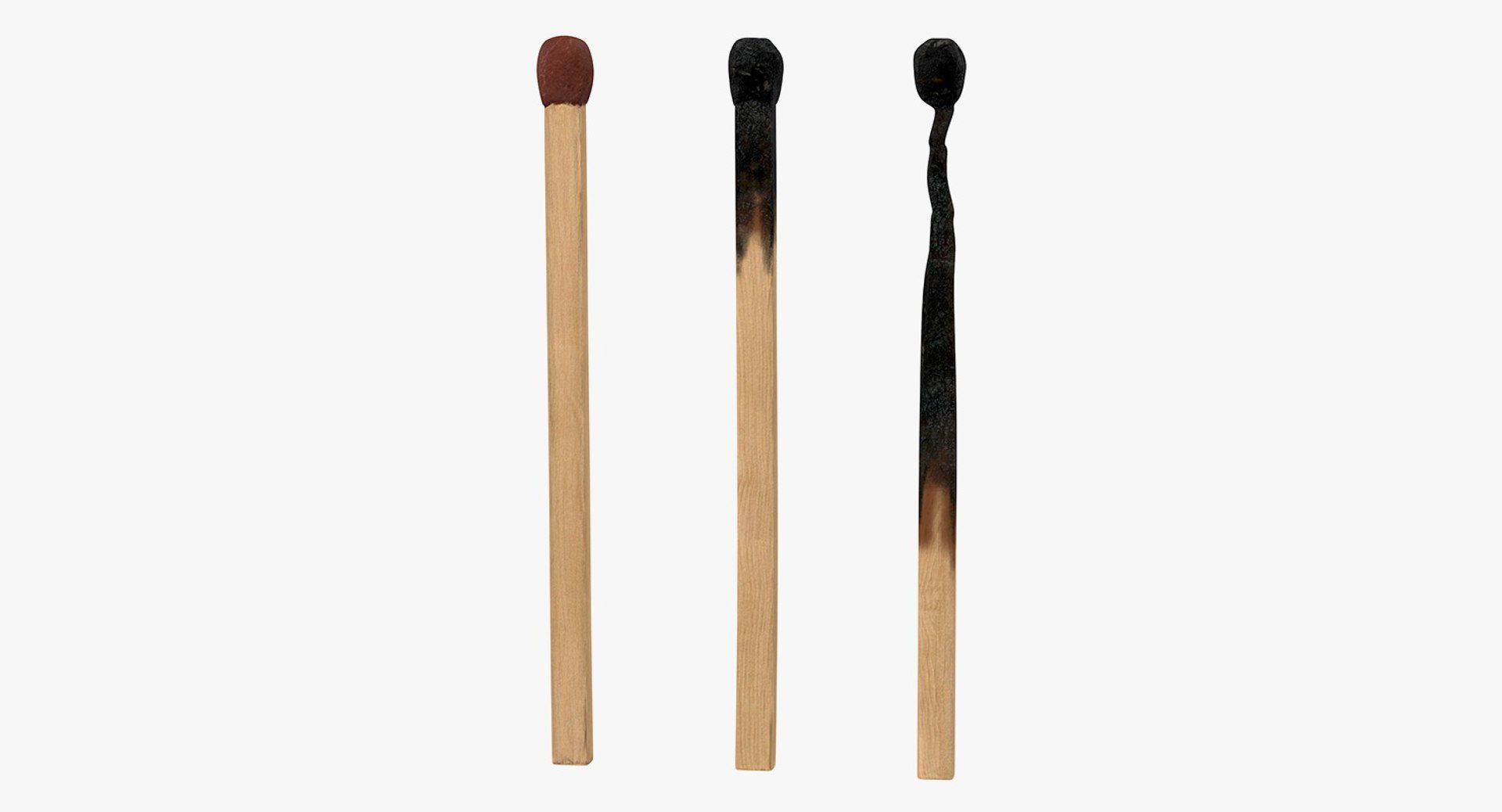 Wooden Match Sticks Model - TurboSquid 1384191