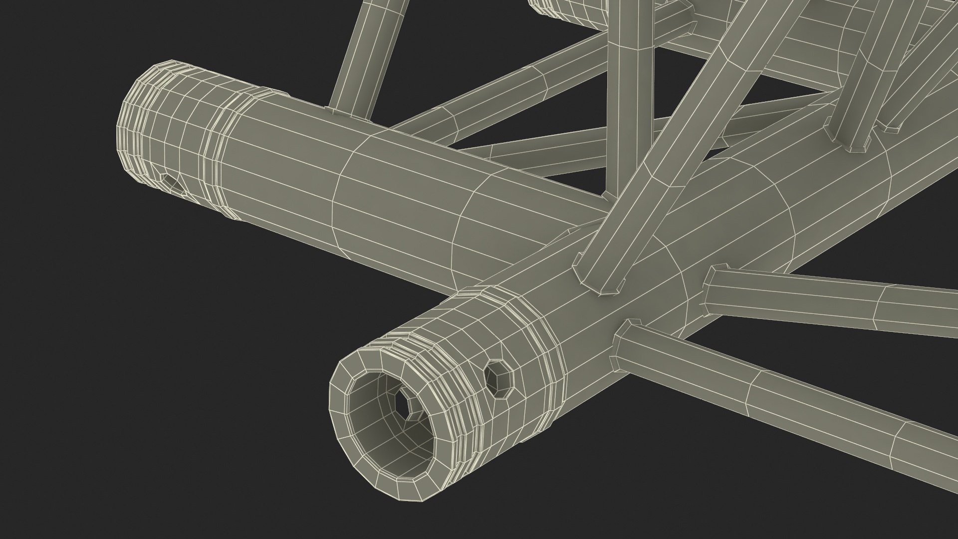 3D Architecture Triangular Truss Modular Model - TurboSquid 2262549