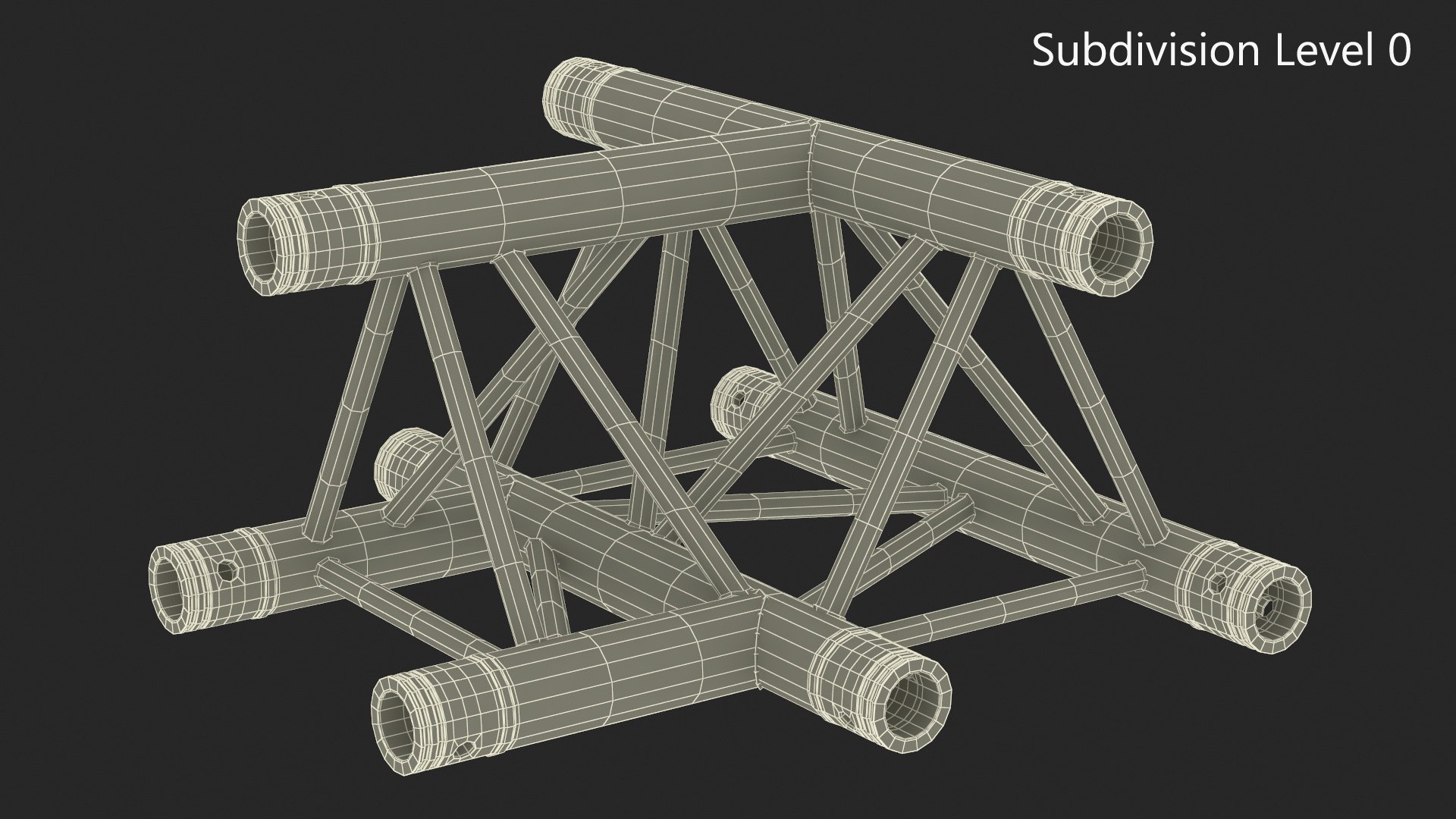 3D Architecture Triangular Truss Modular Model - TurboSquid 2262549