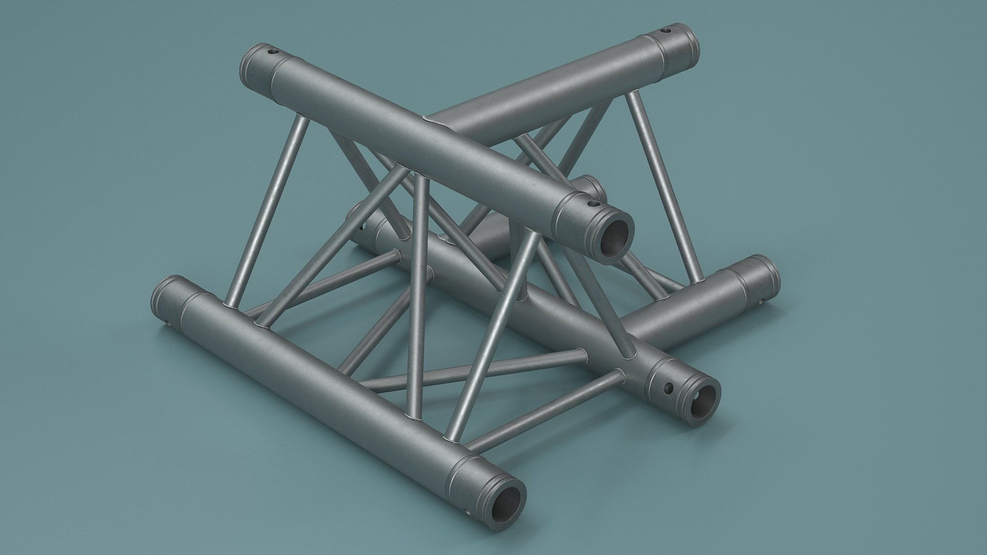 3D Architecture Triangular Truss Modular Model - TurboSquid 2262549