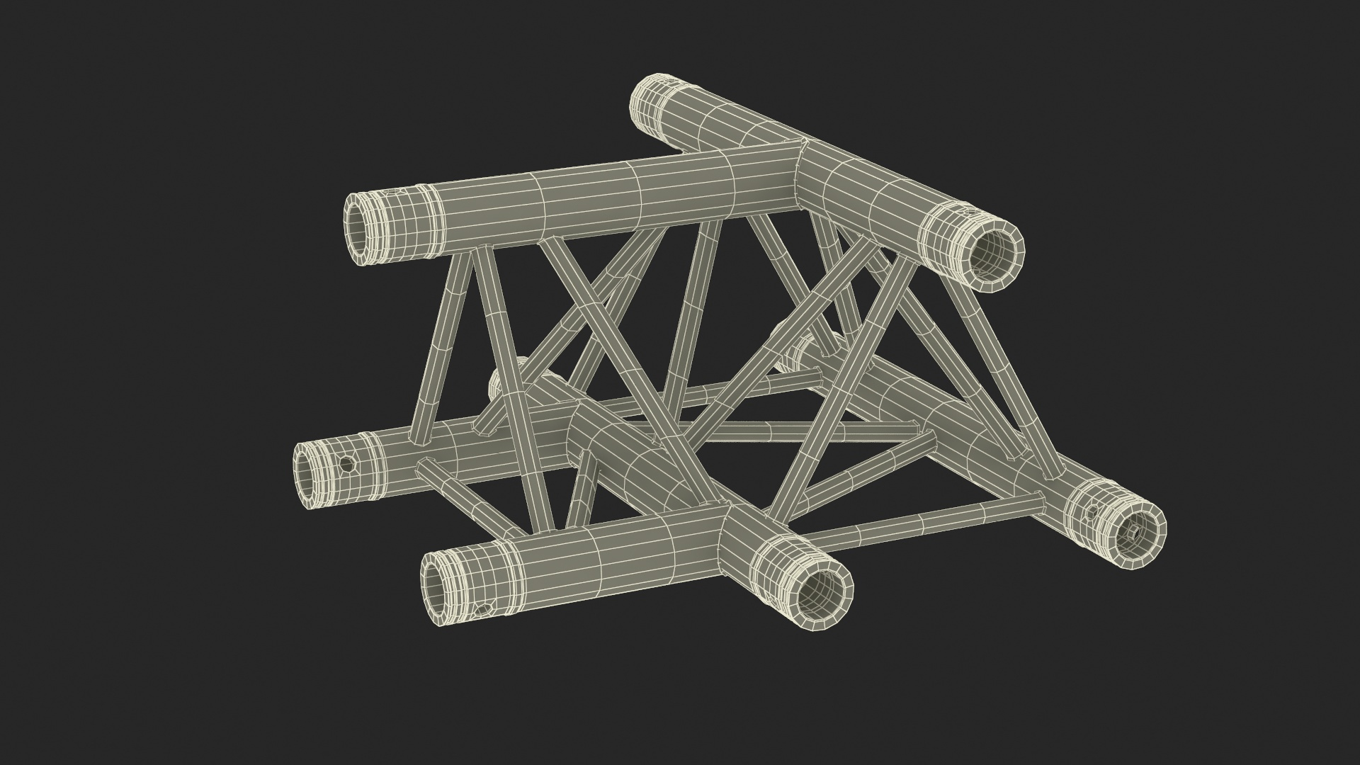 3D Architecture Triangular Truss Modular Model - TurboSquid 2262549