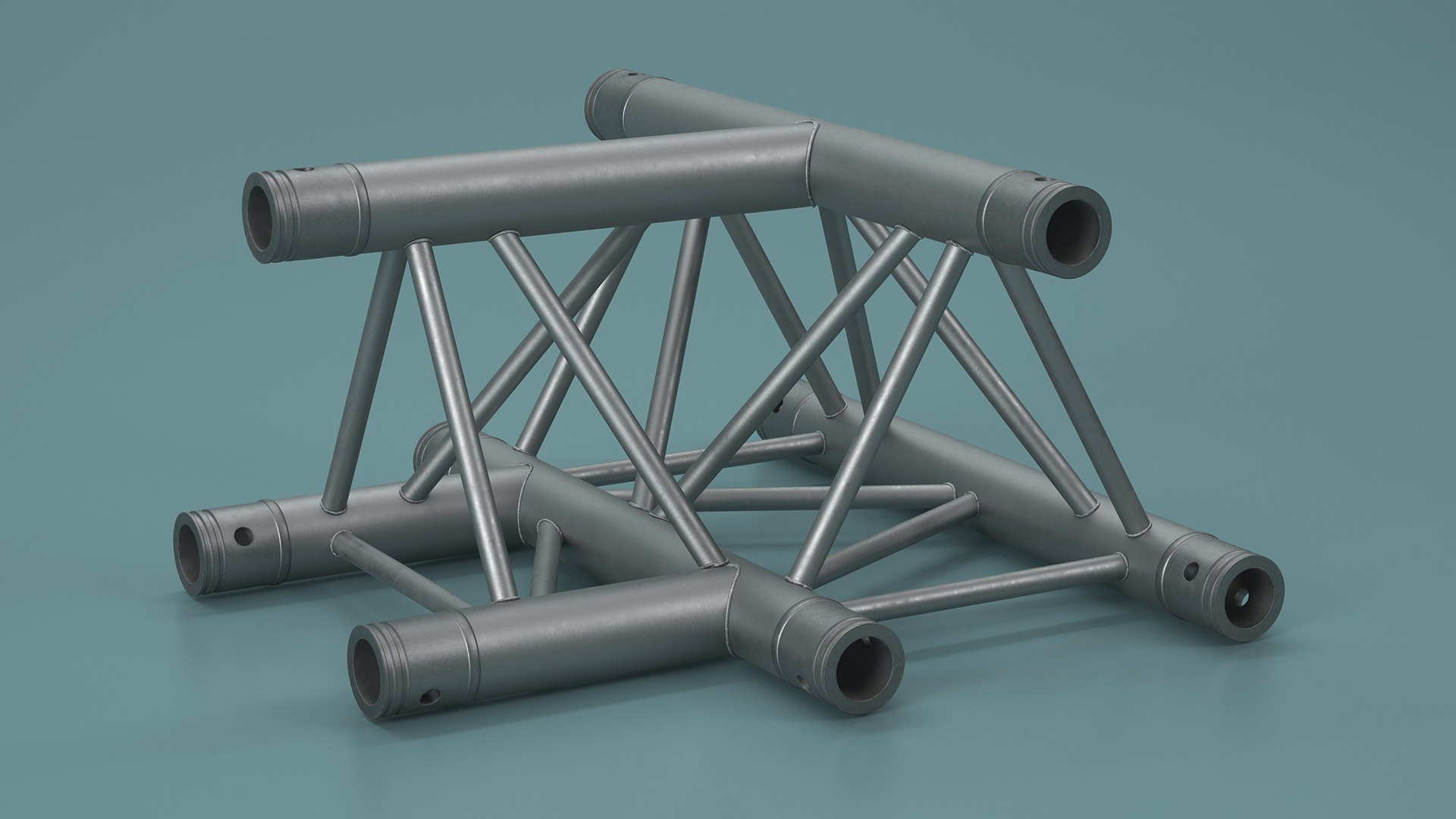 3D Architecture Triangular Truss Modular Model - TurboSquid 2262549