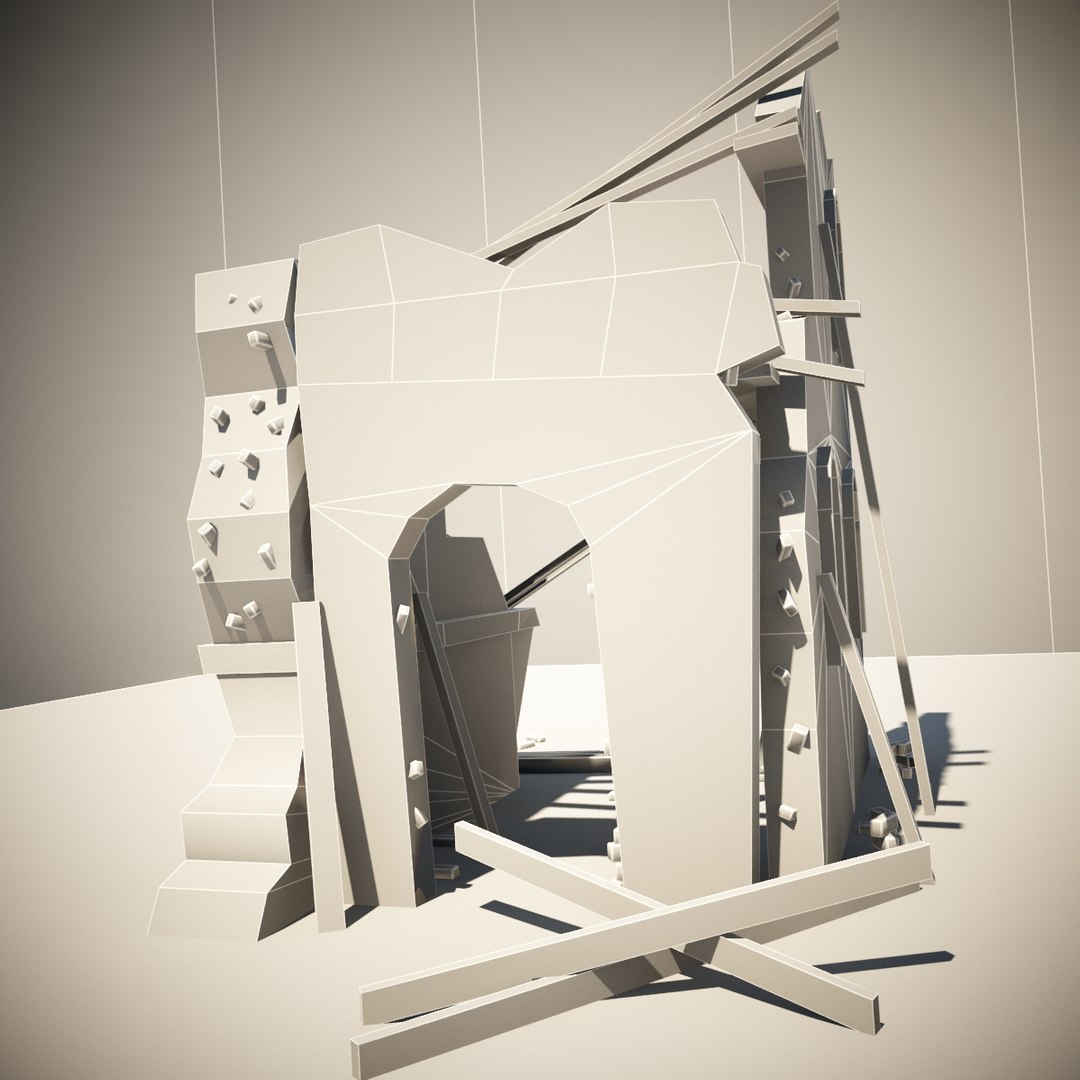 destroyed house games 3d max