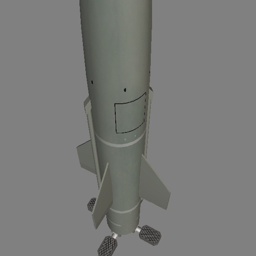 Soviet Ss-21 Scarab Missile 3d 3ds