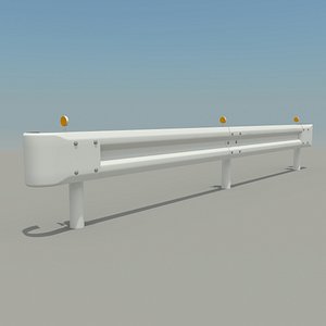 seamless guard rail 3d 3ds