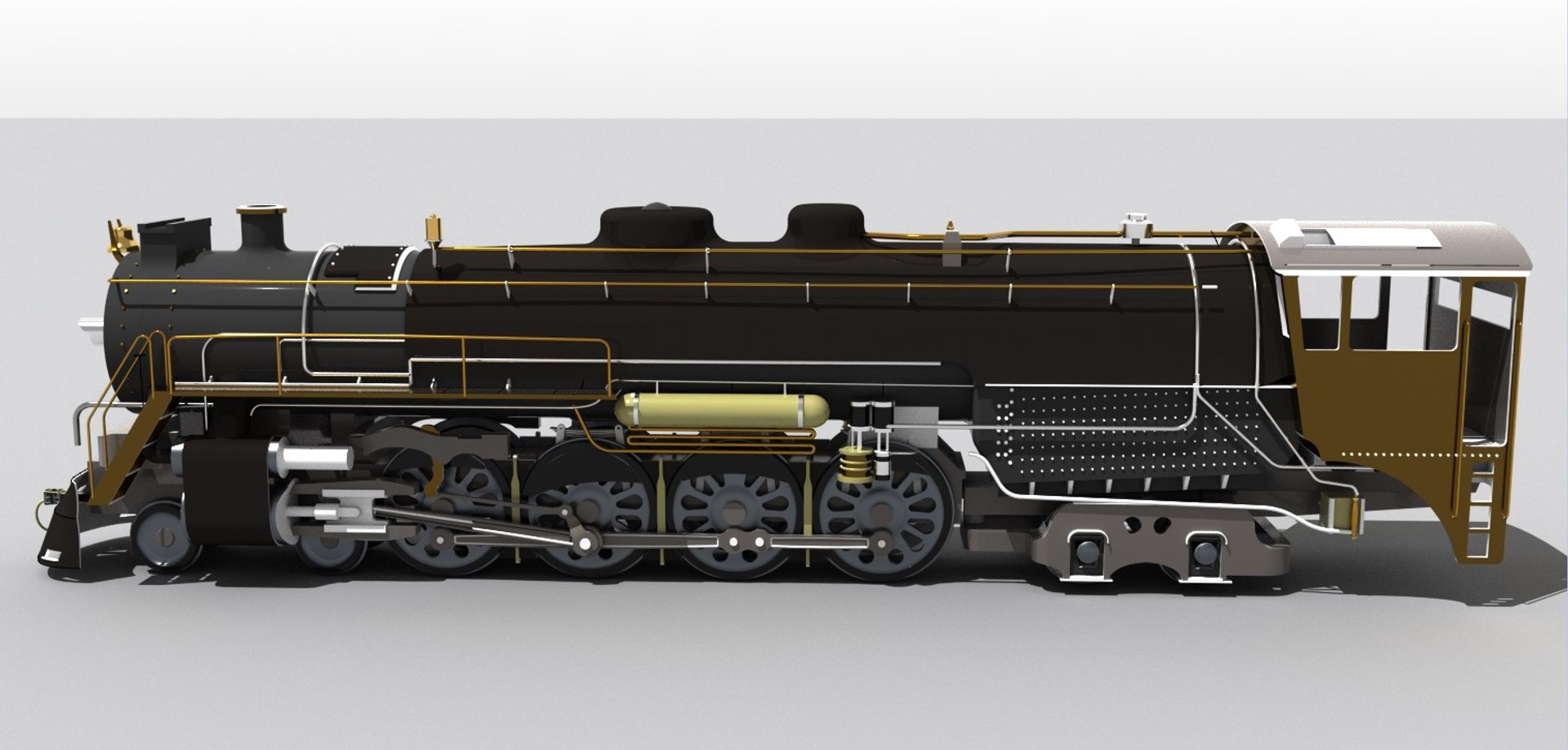 3D Model Northerns Locomotive Class - TurboSquid 1512463