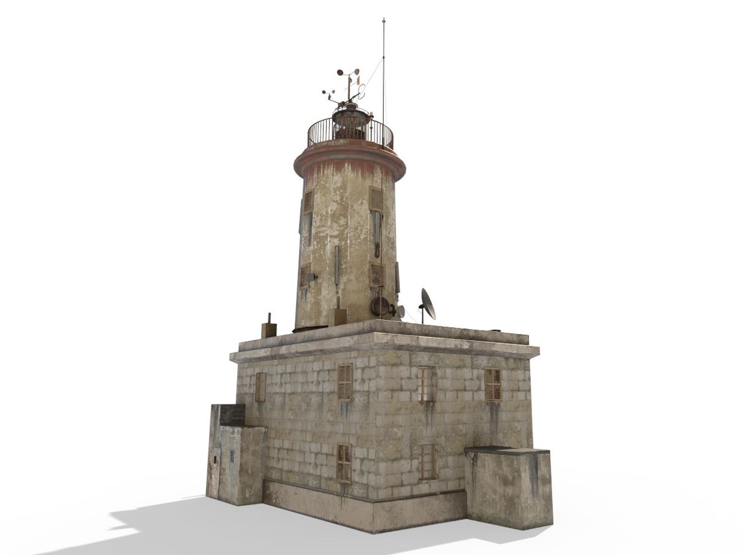 3D model Old Lighthouse - TurboSquid 2026990