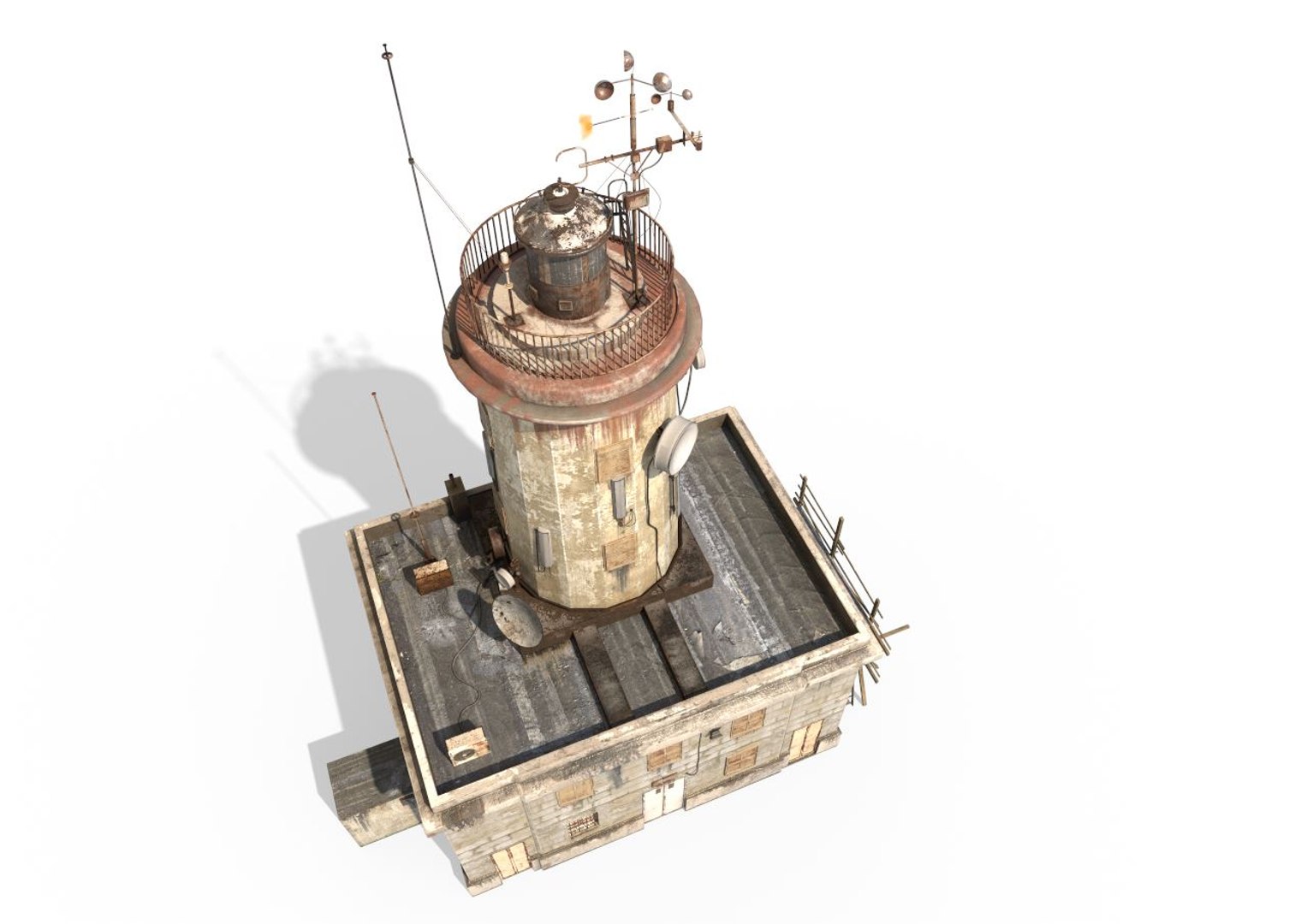3D model Old Lighthouse - TurboSquid 2026990