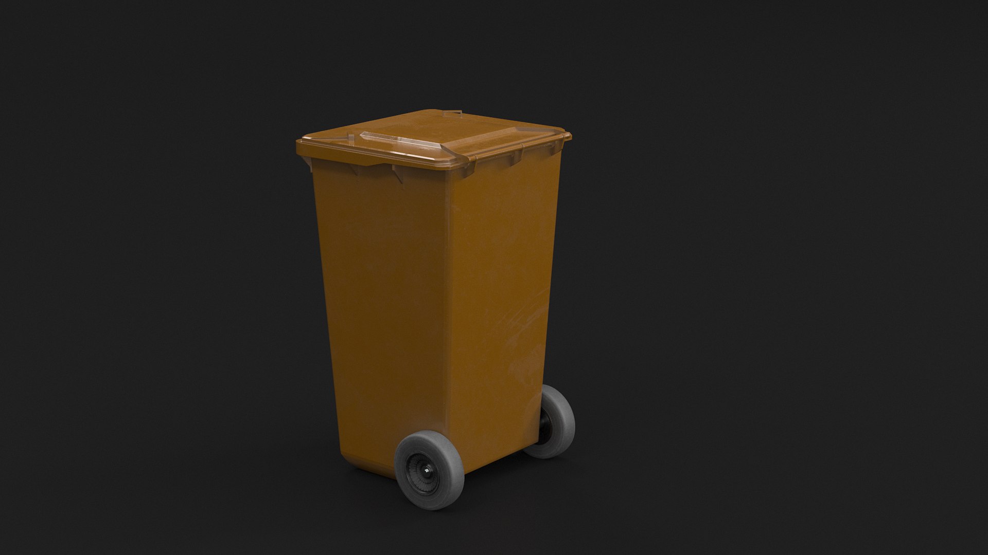 3D Model Organic Garbage Container 240L - TurboSquid 2005288