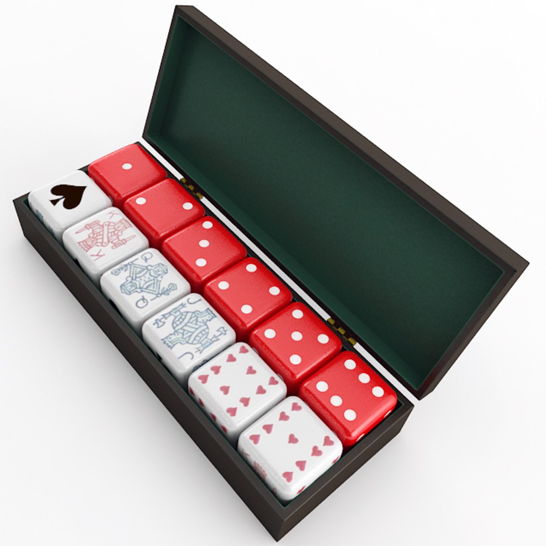 Poker Dice Box 3D Model - TurboSquid 1302415