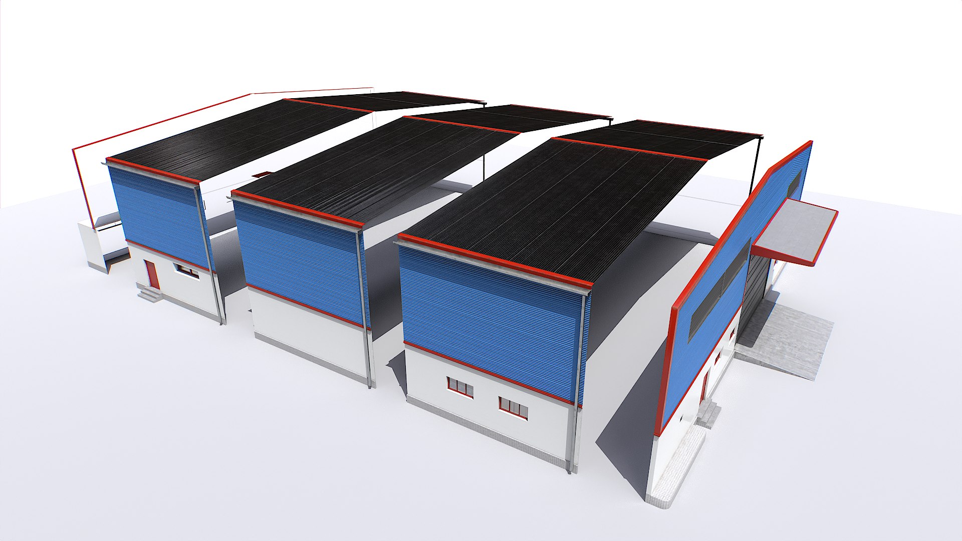 3D Model Modular Industrial Storage - TurboSquid 2268012