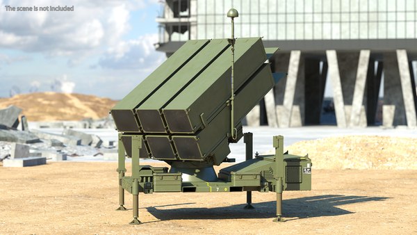 3D NASAMS Missile System Ready to Attack - TurboSquid 1965702