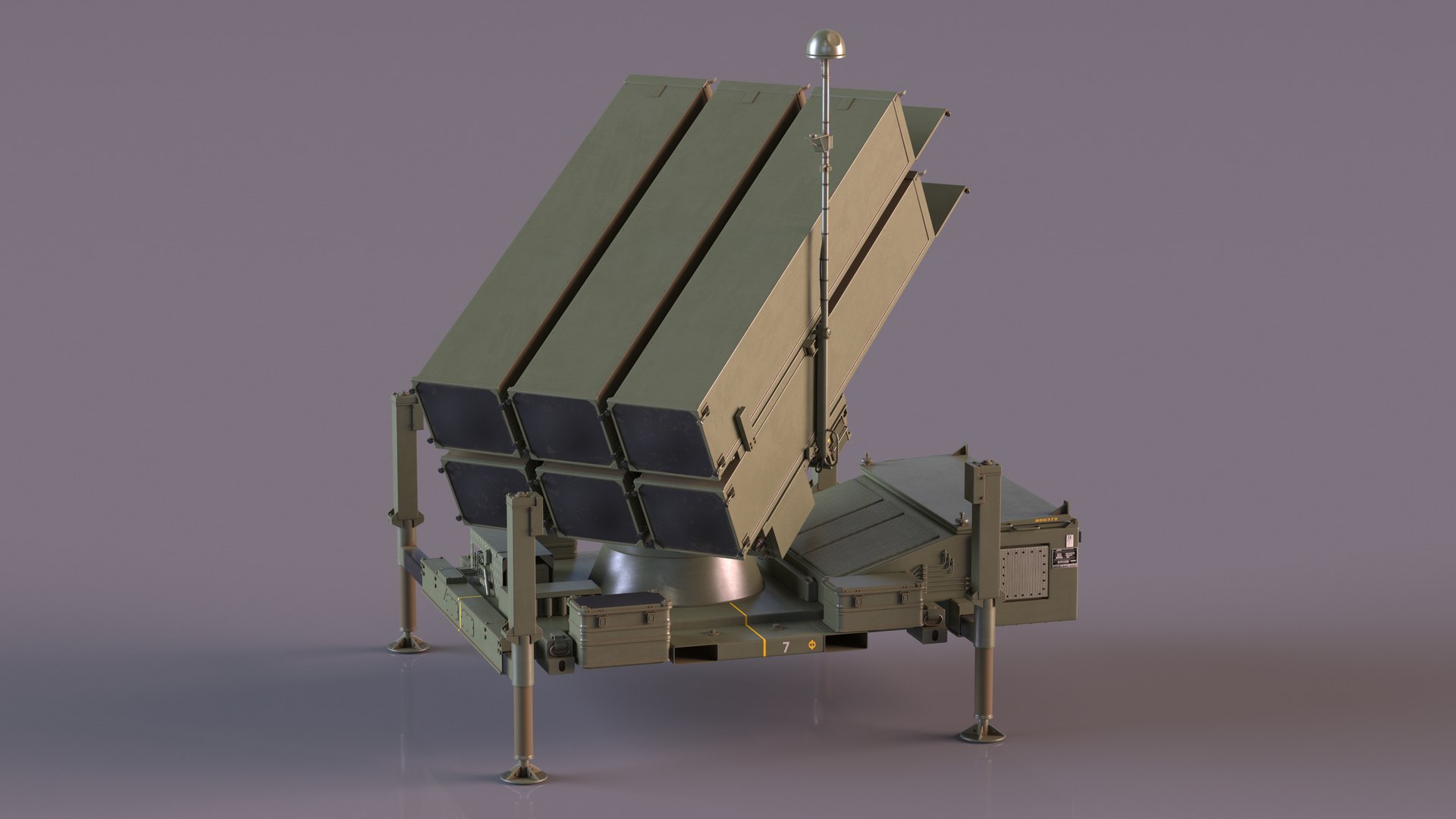 3D NASAMS Missile System Ready To Attack - TurboSquid 1965702
